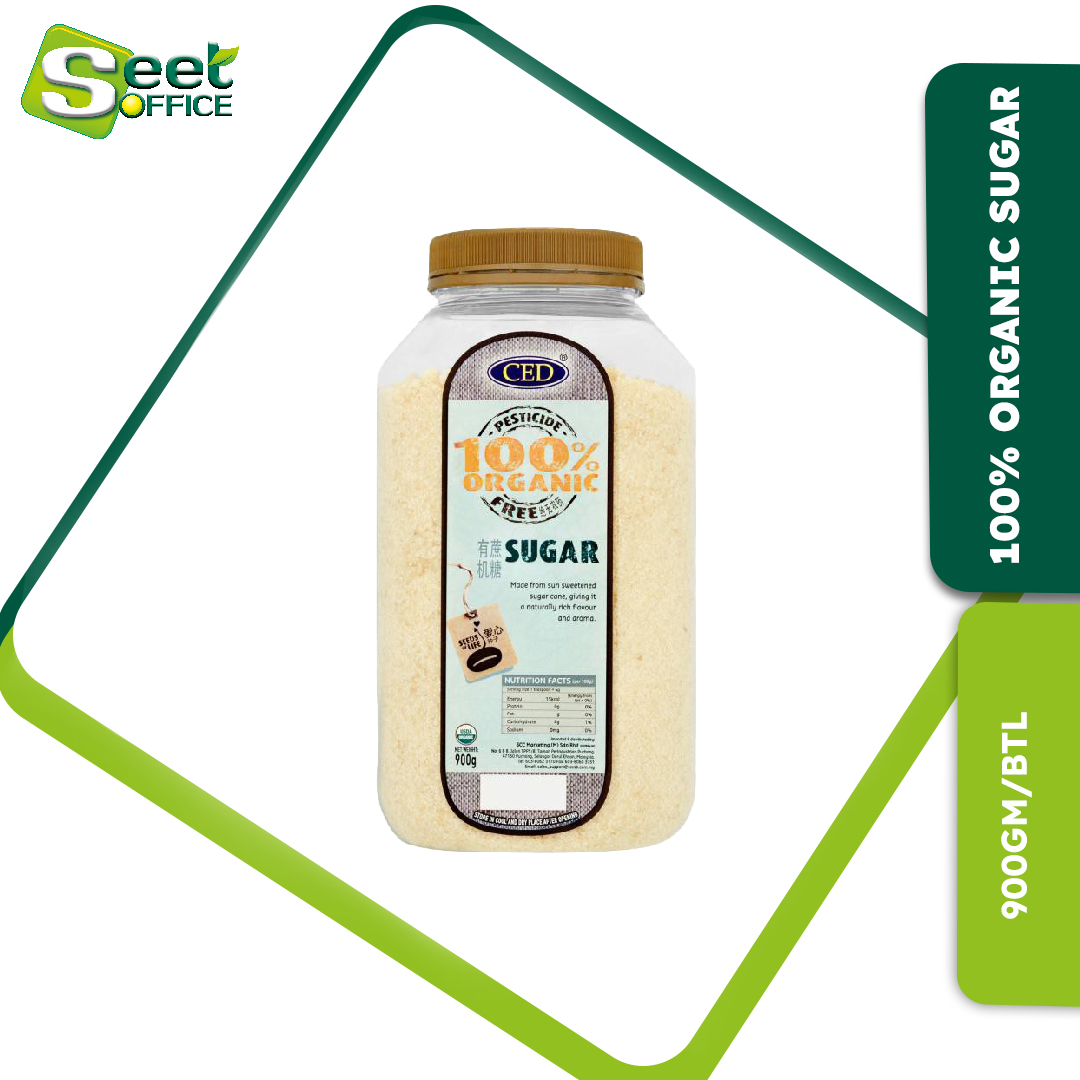 100% ORGANIC SUGAR 900GM/BTL - Seet Office Supplies Malaysia