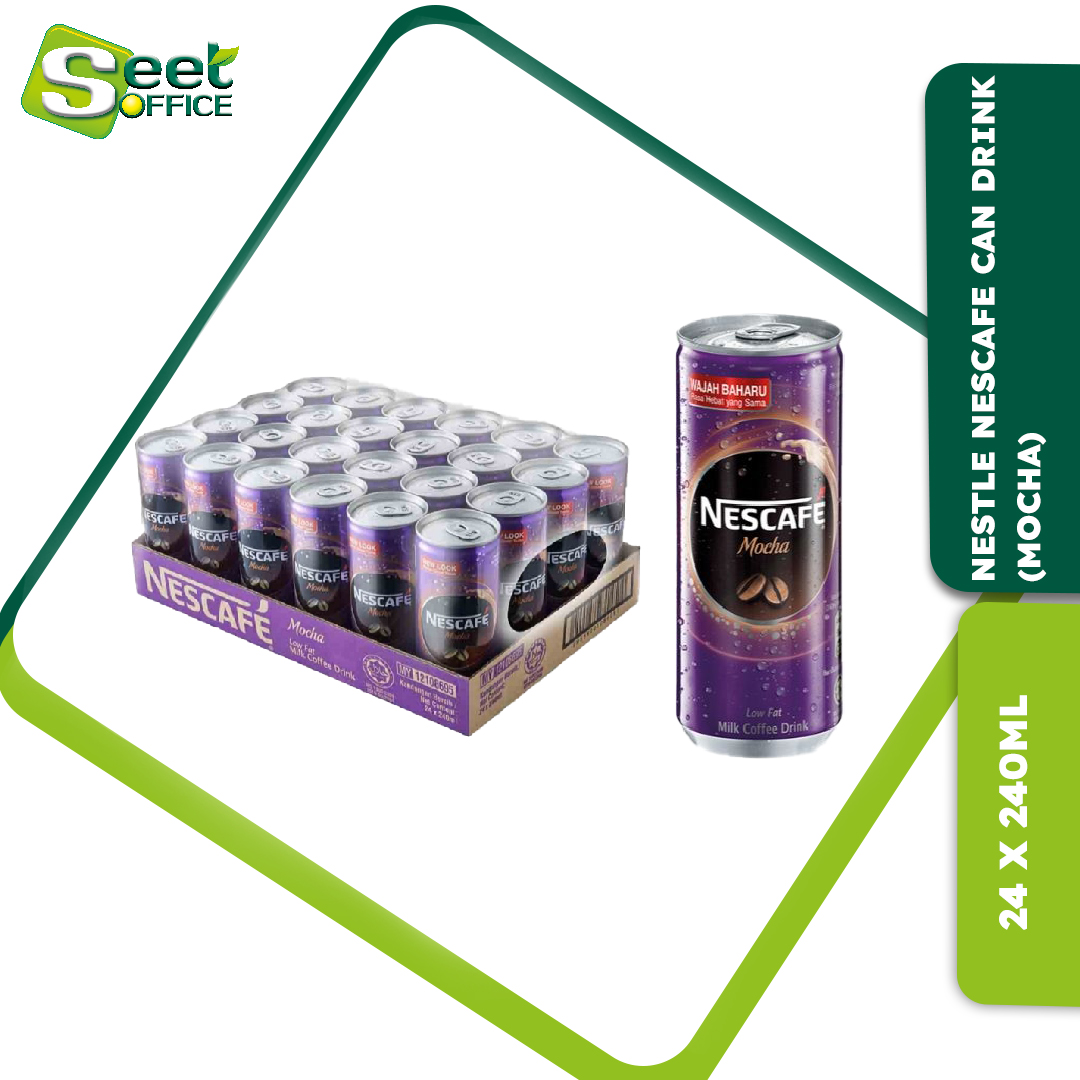 NESTLE NESCAFE CAN DRINK (MOCHA) 24 X 240ML - Seet Office Supplies Malaysia