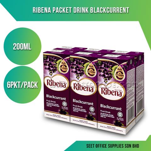 RIBENA PACKET DRINK BLACKCURRENT 6 X 200ML/PACK - Seet Office Supplies ...