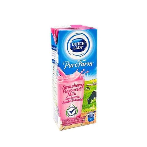 DUTCH LADY STRAWBERRY MILK 1 LTR - Seet Office Supplies Malaysia