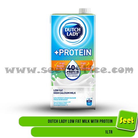 DUTCH LADY LOW FAT MILK WITH PROTEIN 1LTR - Seet Office Supplies Malaysia