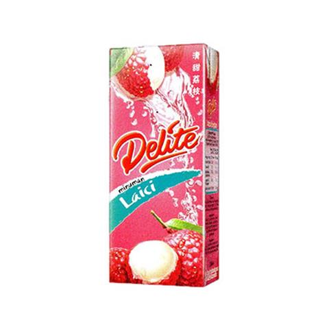 DELITE PACKET DRINK LYCHEE 24 X 250ML/CTN - Seet Office Supplies Malaysia
