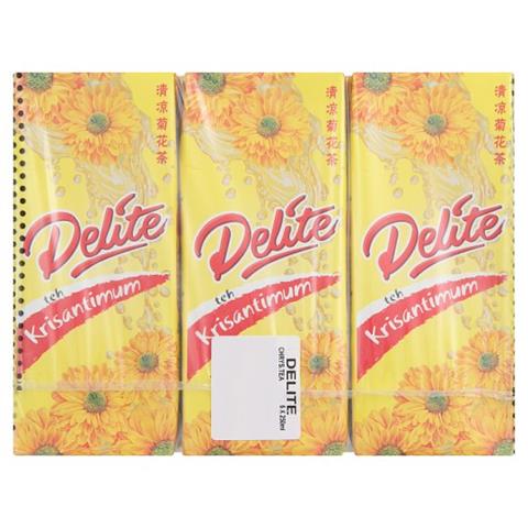 DELITE PACKET DRINK CHRYSANTHEMAM TEA 24 X 250ML/CTN - Seet Office ...