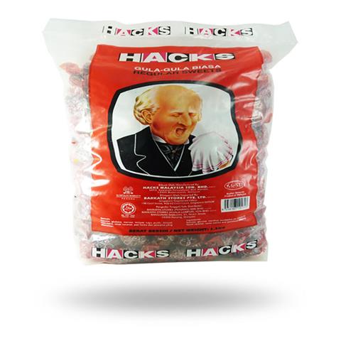HACKS REGULAR CANDY - BLACK 1.5KG/PACK - Seet Office Supplies Malaysia