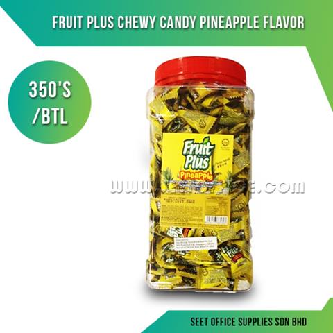 FRUIT PLUS CHEWY CANDY PINEAPPLE FLAVOR 350'S/BTL - Seet Office ...