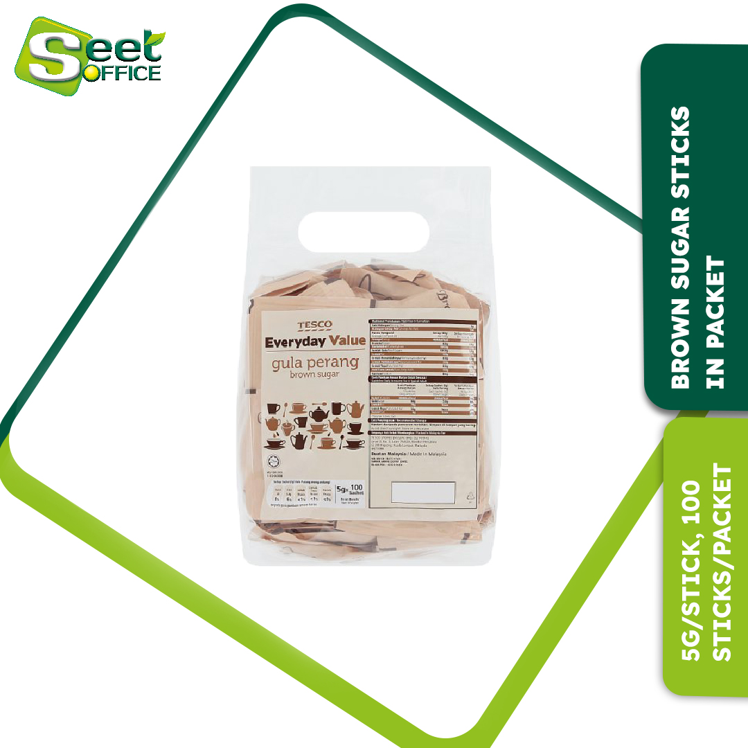 BROWN SUGAR STICKS IN PACKET 5G/STICK, 100 STICKS/PACKET - Seet Office ...