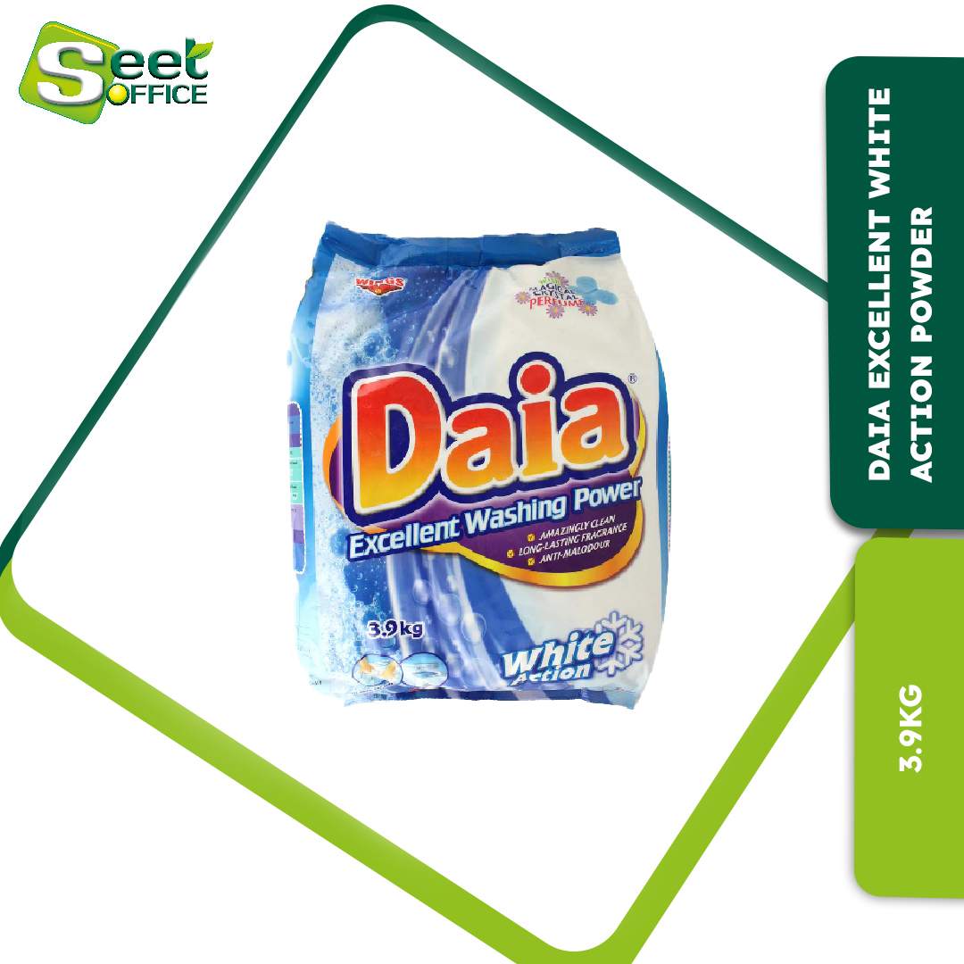 DAIA EXCELLENT WHITE ACTION POWDER 3.9KG - Seet Office Supplies Malaysia