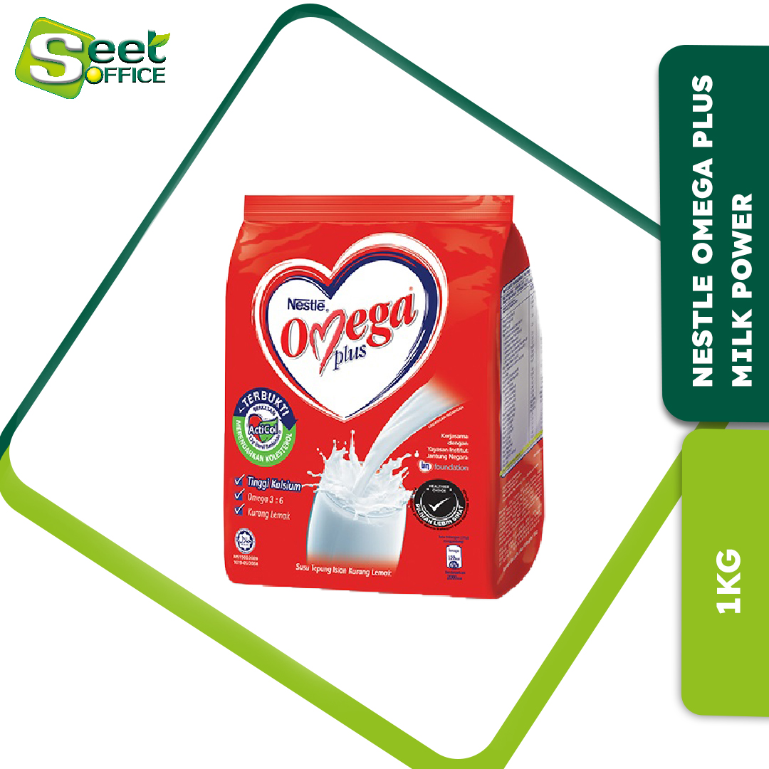 NESTLE OMEGA PLUS MILK POWER 1KG - Seet Office Supplies Malaysia