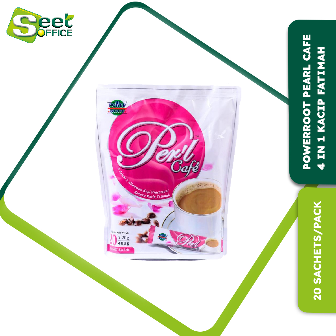 POWERROOT PEARL CAFE 4 IN 1 KACIP FATIMAH, 20 SACHETS/PACK - Seet ...