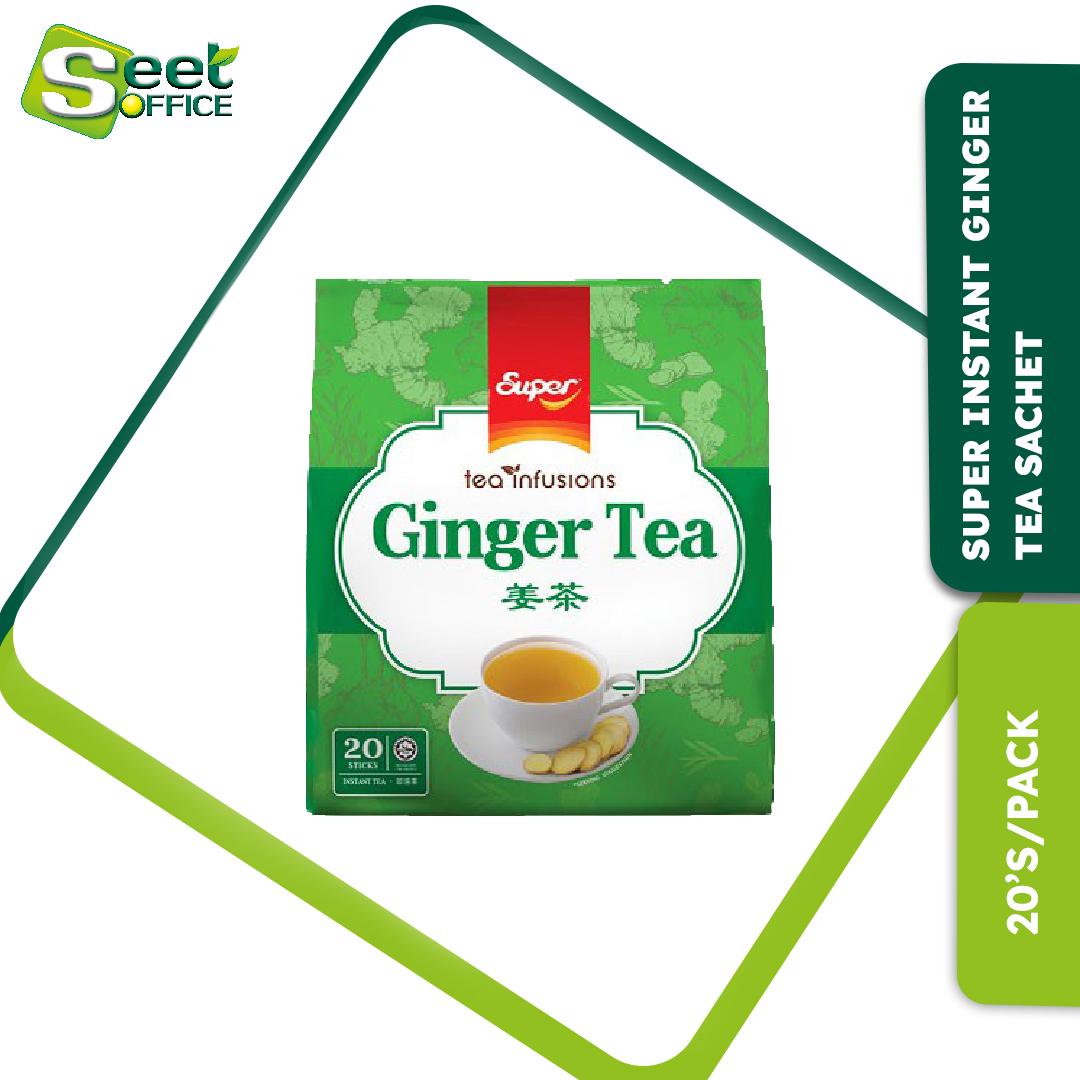 SUPER INSTANT GINGER TEA SACHET 20’S/PACK - Seet Office Supplies Malaysia