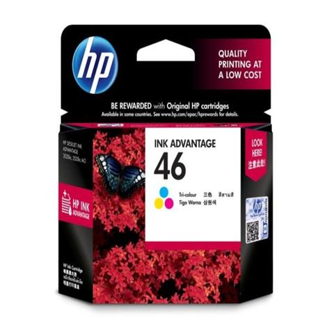 HP 46 INK ADVANTAGE CARTRIDGE 1500PGS - COLOR - Seet Office Supplies ...