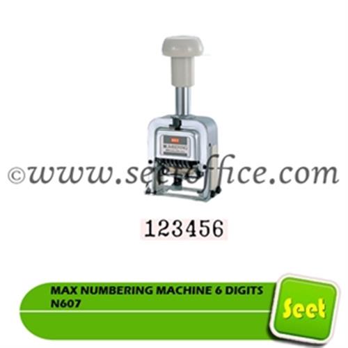 MAX NUMBERING MACHINE 6 DIGITS - Seet Office Supplies Malaysia