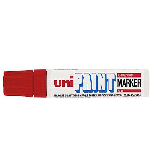UNI PAINT MARKER, RED COLOR - Seet Office Supplies Malaysia