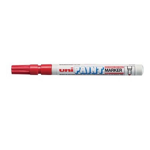 UNI PAINT MARKER, RED COLOR - Seet Office Supplies Malaysia