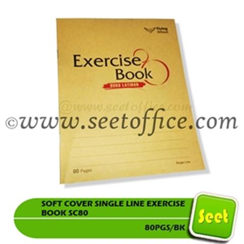 SOFT COVER SINGLE LINE EXERCISE BOOK (80PGS) - Seet Office Supplies ...