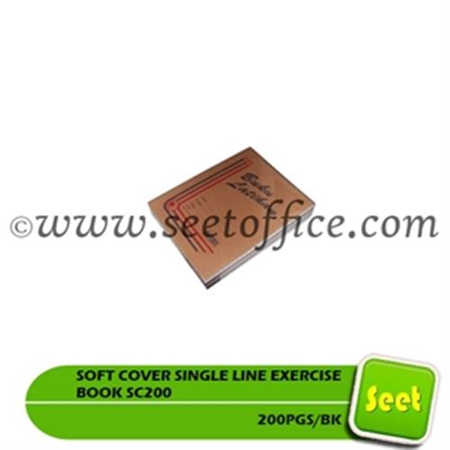SOFT COVER SINGLE LINE EXERCISE BOOK (200PGS) - Seet Office Supplies ...