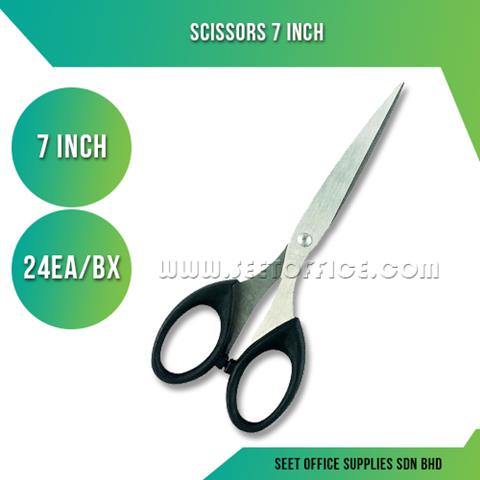 SCISSORS 7 inch 24EA/BX - Seet Office Supplies Malaysia