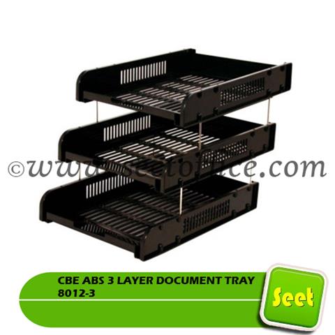 CBE ABS 3 LAYER DOCUMENT TRAY - Seet Office Supplies Malaysia