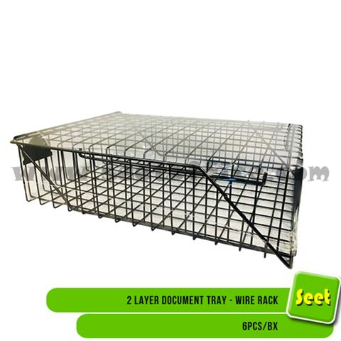 2 LAYER DOCUMENT TRAY - WIRE RACK ( 6PCS/BX ) - Seet Office Supplies ...