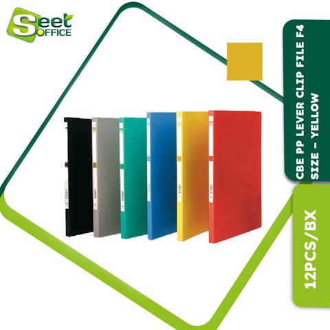 ABBA FLAT FILE METAL SPRING (THICKNESS 6'S OF PAPER) YELLOW [100PCS/BOX ...