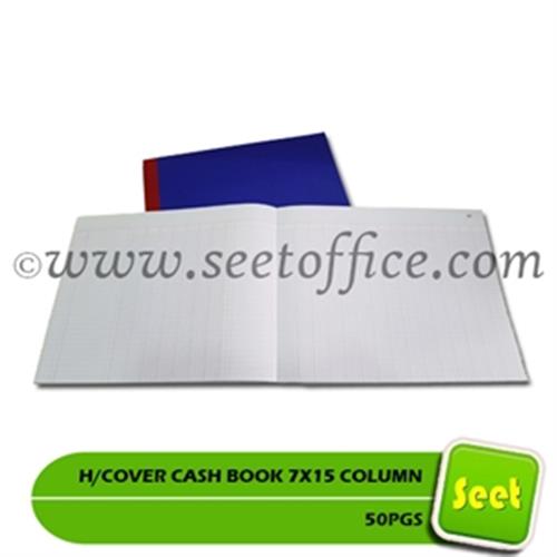 H/COVER CASH BOOK 7X15 COLUMN (50PGS) - Seet Office Supplies Malaysia