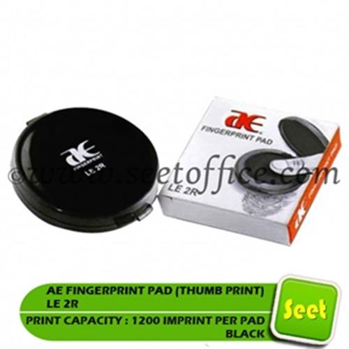 AE FINGERPRINT PAD (THUMB PRINT )PRINT CAPACITY : 1200 IMPRINT PER PAD ...