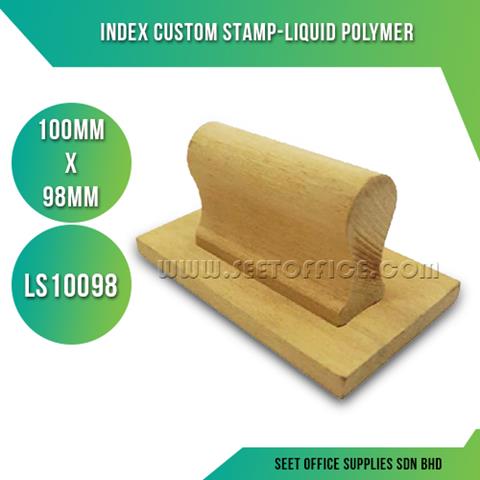 INDEX CUSTOM STAMP-LIQUID POLYMER, SIZE 100MM X 98MM - Seet Office ...