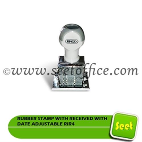 RUBBER STAMP WITH RECEIVED WITH DATE ADJUSTABLE - Seet Office Supplies ...