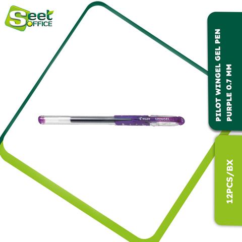 PILOT WINGEL GEL PEN 0.7 MM PURPLE (12PCS/BOX) - Seet Office Supplies ...
