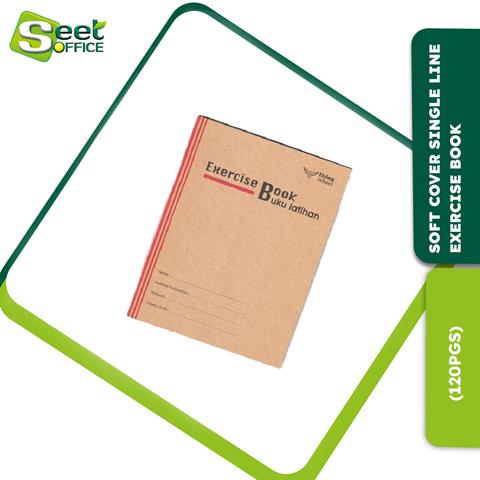 SOFT COVER SINGLE LINE EXERCISE BOOK (120PGS) (10 BOOK/PACK) - Seet ...