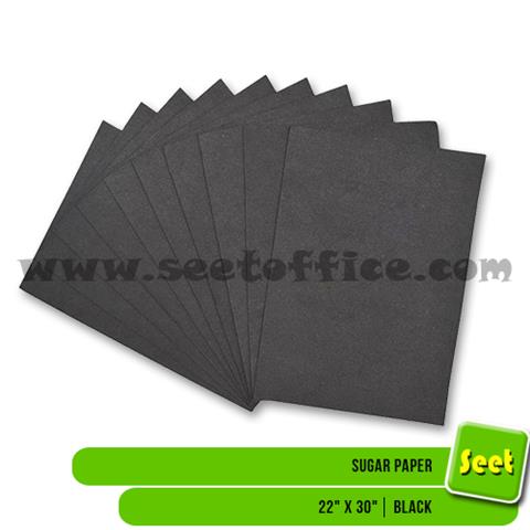 SUGAR PAPER 22" X 30" - BLACK COLOR - Seet Office Supplies Malaysia