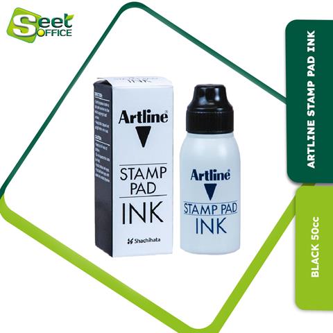 ARTLINE STAMP PAD INK BLACK 50cc (12BOTOL/BOX) - Seet Office Supplies ...