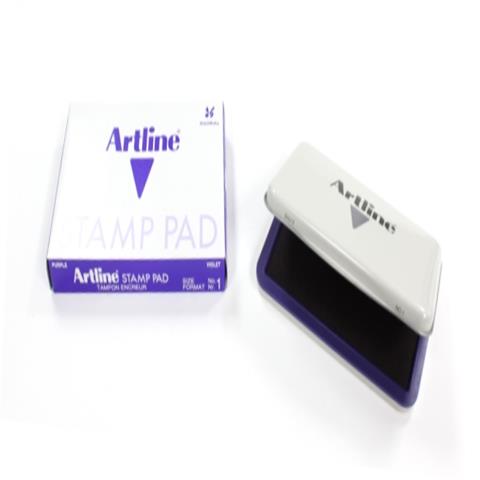 ARTLINE STAMP PAD PURPLE 67x106MM (12PCS/BOX) - Seet Office Supplies ...