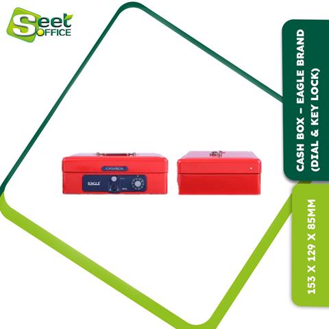 EAGLE BRAND CASH BOX (DIAL & KEY LOCK) 153x129x85MM - Seet Office ...