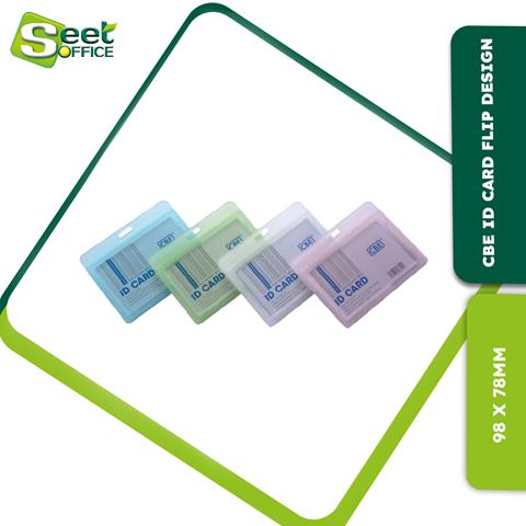 CBE ID CARD FLIP DESIGN SIZE: 85MMx55MM MIX COLOR (6PCS/PACK) (120PCS ...