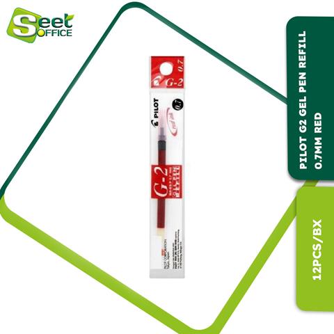 PILOT G2 GEL PEN REFILL 0.7MM RED (12PCS/BOX) - Seet Office Supplies ...