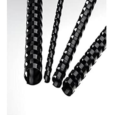 BINDING COMB 21 RING OVAL BLACK 28MM (275SHTS) 50PCS/BOX (500PCS/CTN ...