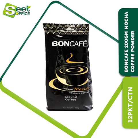BONCAFE MOCHA GROUND COFFEE POWDER 200GM (12PACK/BOX) - Seet Office ...