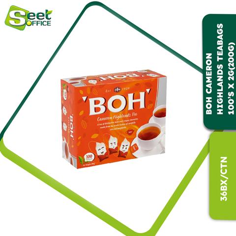 BOH CAMERON HIGHLANDS TEABAGS 100'S X 2G(200G), ( 20BX/CTN ) - Seet ...