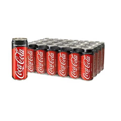COCA COLA ZERO CAN DRINK 24x320ML/CTN - Seet Office Supplies Malaysia