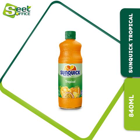 SUNQUICK TROPICAL 840ML (6 BOTOL/CTN) - Seet Office Supplies Malaysia