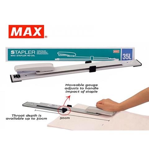 MAX HD-35L STAPLER (20 SHEETS) (STAPLES:3-1M/35-1M) - Seet Office ...