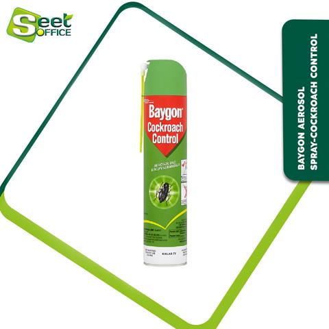 BAYGON COCKROACH CONTROL AEROSOL SPRAY - Seet Office Supplies Malaysia