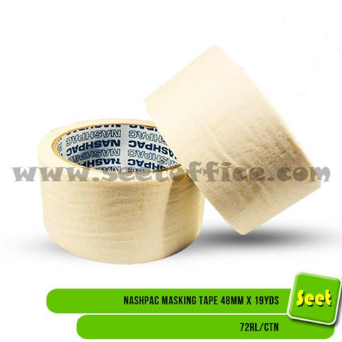 NASHPAC MASKING TAPE 48MMx19YDS (6ROLL/BD) [72ROLL/CTN] - Seet Office ...
