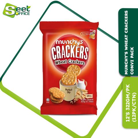 MUNCHY'S WHEAT CRACKERS CONVI PACK 12'Sx276gm/PACK (12PACK/CTN) - Seet ...