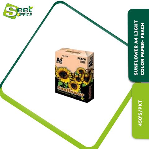 SUNFLOWER A4 LIGHT COLOR PAPER PEACH 450'S/REAM (5REAM/BD) - Seet ...
