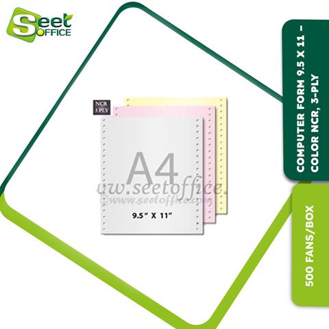 AKIRA COMPUTER FORM 55G 9.5"x11" 3PLY NCR [WHITE/PINK/YELLOW] COLOR NCR ...