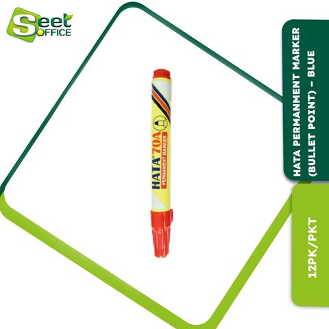 HATA 70 PERMANENT MARKER BULLET POINT RED (12PCS/BOX) [72BOX/CTN ...