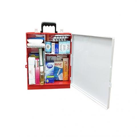 FIRST AID KITS ABS PLASTIC LARGE DELUXED 31 ITEMS 321MMx106MMx287MM ...