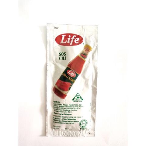LIFE CHILI SAUCE SACHET 10Gx50'S/PACK - Seet Office Supplies Malaysia